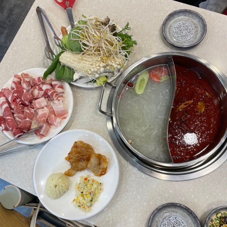 건대모임장소 추천 훠궈무한리필 중경식객 건대점 : 네이버 블로그