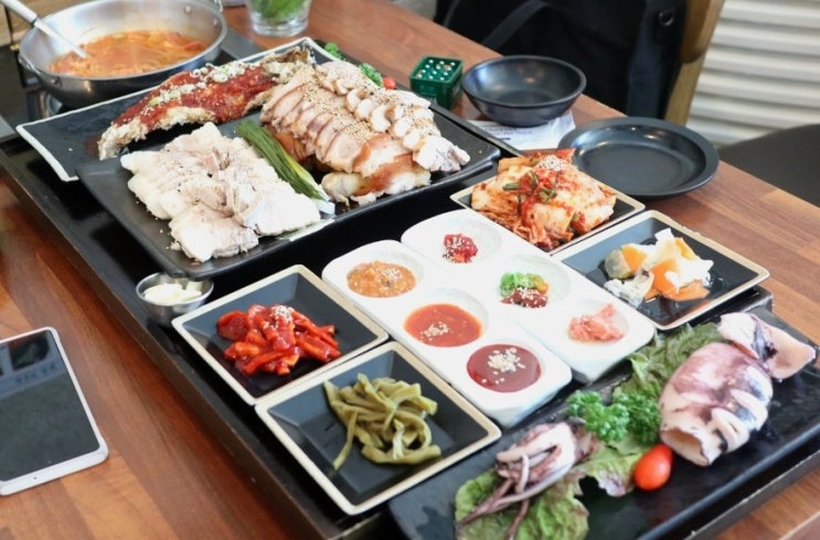 광주 운남동 맛집 백족발 본점 남도식 파숙지 족발보쌈 한상차림 네이버 블로그