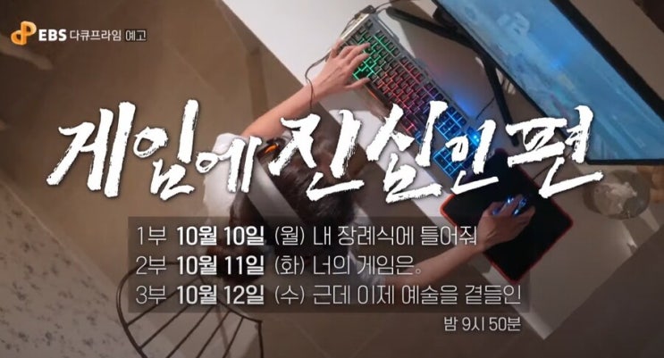 EBS 게임 관련 다큐멘터리 수준 : 네이버 블로그