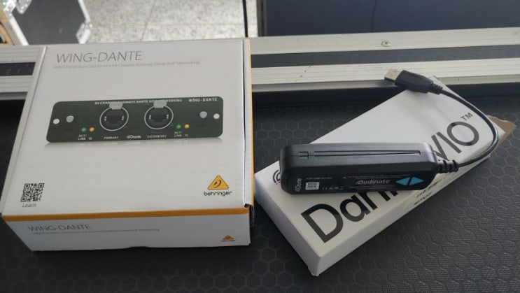 Wing Dante카드 장착및 Dante AVIO USB 테스트하기 : 네이버 블로그