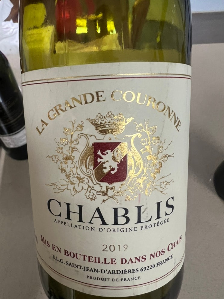 La Grande Couronne Chablis 2019/white : 네이버 블로그