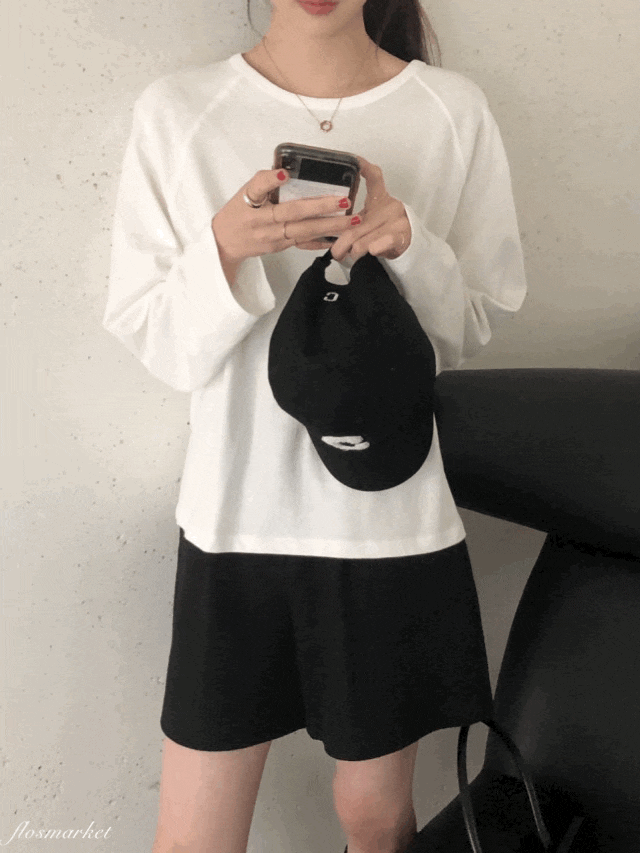 FLOS Polina 폴리나 티 내추럴한 무드의 래글런티셔츠 (가격 공개) : 네이버 블로그