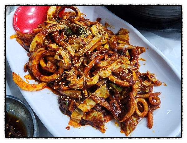 김포한강신도시 장기동 맛집 통영해물뚝배기 장기점 오징어 볶음과 얼큰해물뚝배기 맛집 네이버 블로그