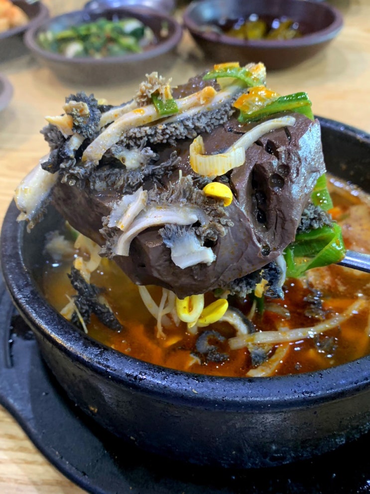 호수공원 근처 주차가능 해장국 찐맛집 ‘철원 양평 해장국신관 선지 추가 무료 네이버 블로그