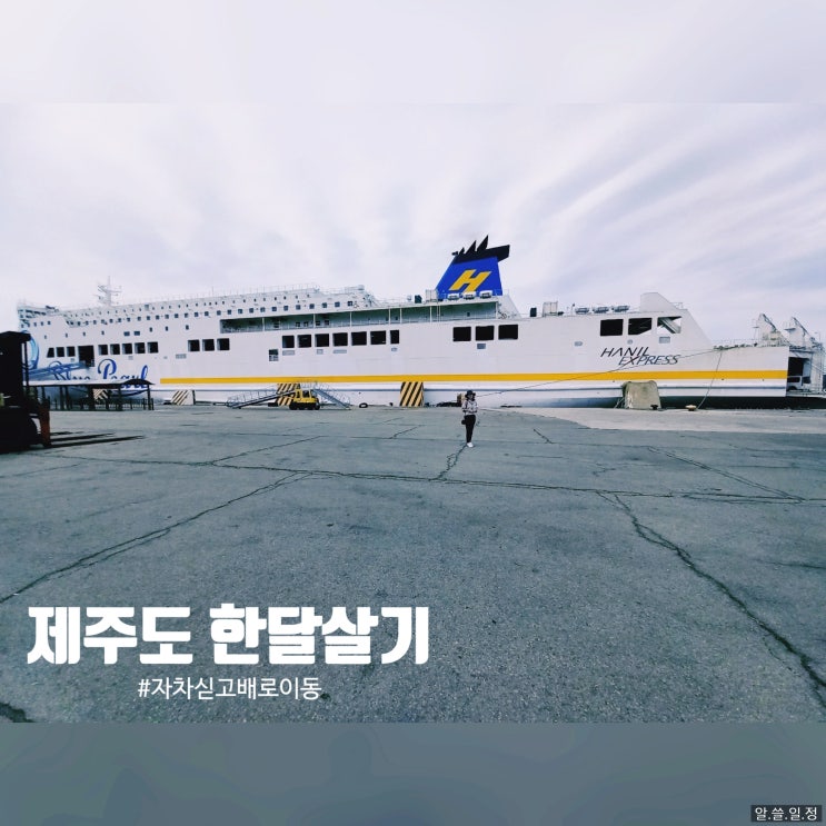 제주 한달살기 준비 꿀팁 차를 가지고 가기 위한 배편 예약 소요시간 비교 네이버 블로그