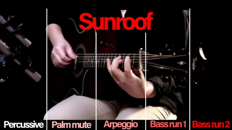 Sunroof - 기타코드 / 악보 / pop : 네이버 블로그