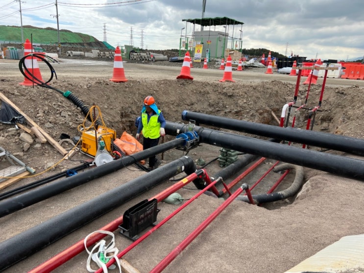 PE소방배관 시공 SDR11 SDR9 HDPE 소방 : 네이버 블로그