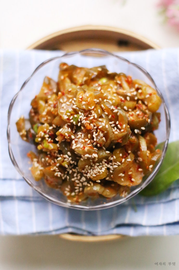 오이지무침 만드는 법 레시피 오이짠지무침 간단한 도시락 반찬종류 만들기 쉬운 반찬 네이버 블로그