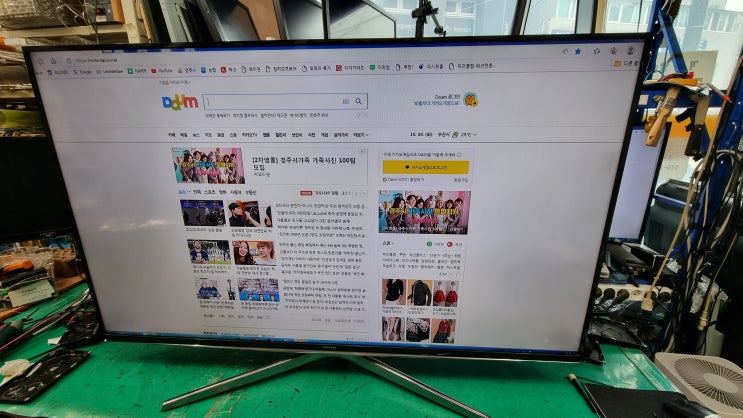 경주TV수리 삼성 UN48H6350AF TV 전원들어오고 소리는 나지만 화면 안들어오는 증상수리 경주모니터수리 경주컴퓨터수리경주 ...