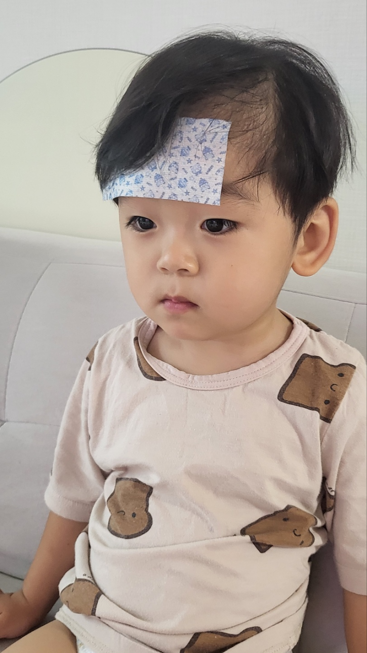 아기 열날때 열감기 39도 찍다 열패치 사용하기 열내리는법 네이버 블로그