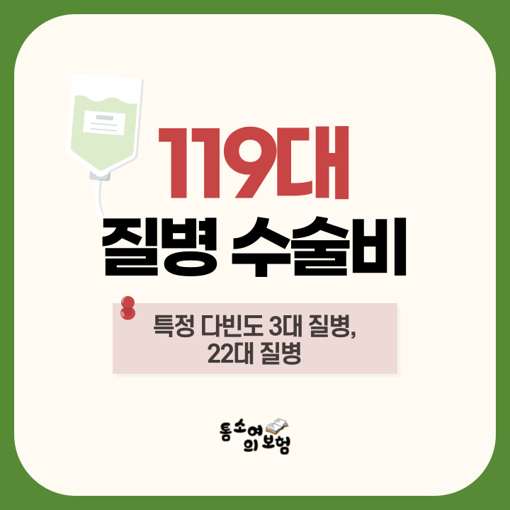 119대 질병 수술비의 보상 기준과 분류 코드 3 특정 다빈도 3대 질병 22대 질병 네이버 블로그