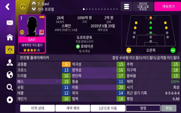 [FMM2022 유망주 및 선수 리뷰] 가비(Gavi) : 네이버 블로그