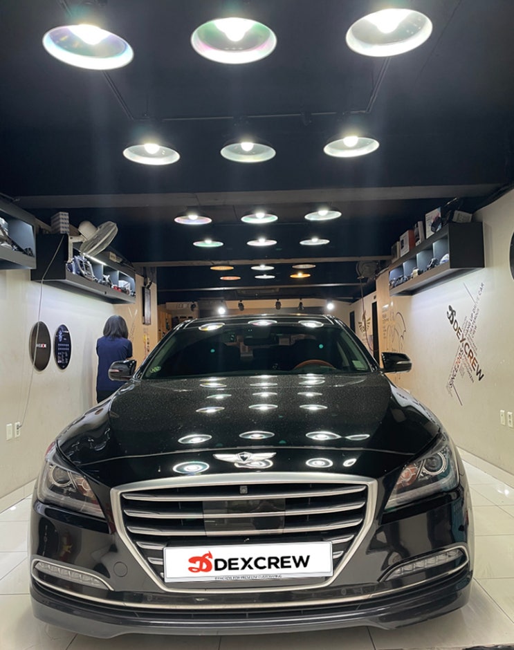 제네시스 DH~ G80~ 후석 엔터테인먼트 리어모니터 13.3인치 안드로이드 자동차 후석모니터 노바X13 순정형브라켓 시공~ 강남서초양재 자동차튜닝 덱스크루서초점 ...