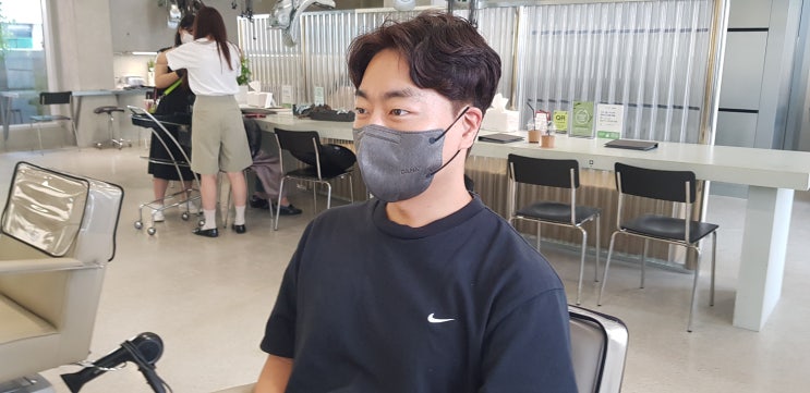신흥동미용실 댄디한 남자로 만들어준 가르마 펌ft아이디헤어 산성역점 가은 실장님 네이버 블로그
