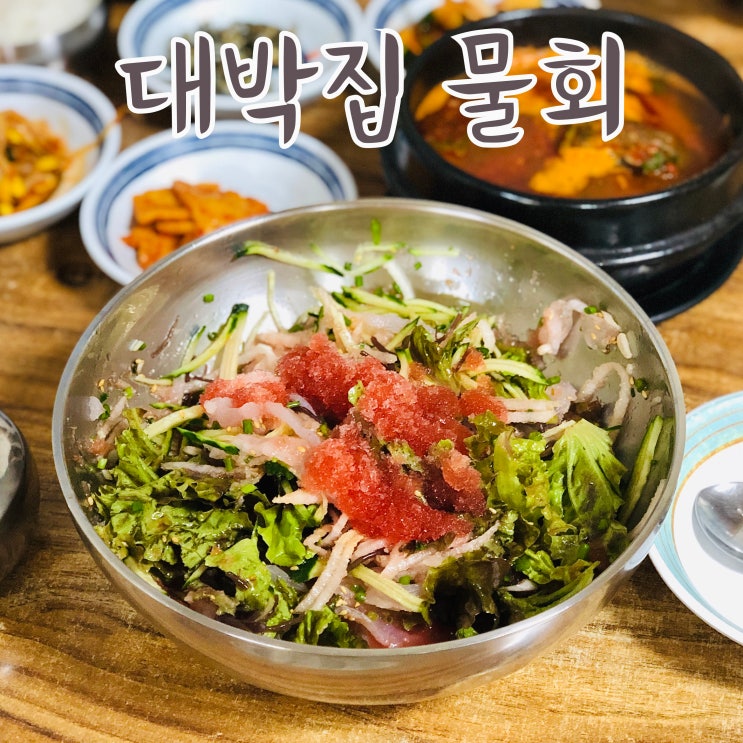 부산 문현동 맛집 동치미 육수로 슴슴한 맛의 대박집 물회 네이버 블로그