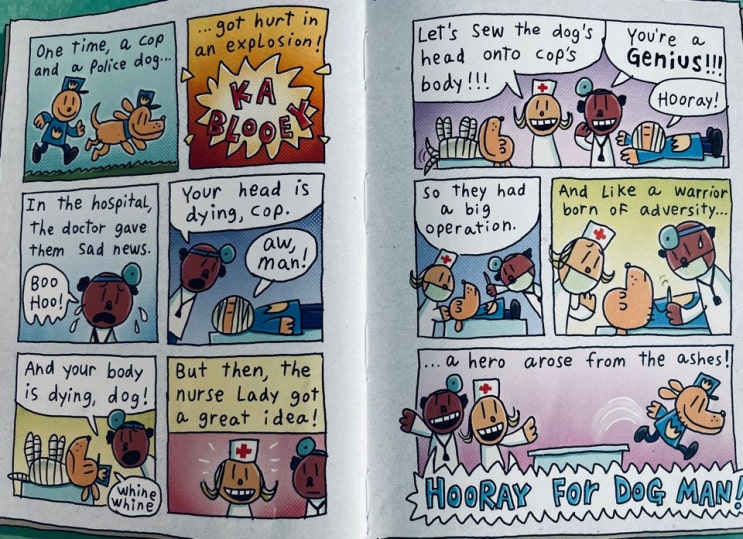 아이 영어 만화책 추천 - Dogman : 네이버 블로그