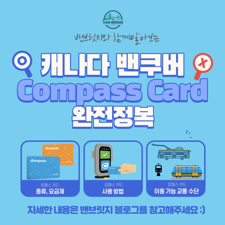 캐나다 밴쿠버 교통카드 Compass Card 사용 방법 총정리! : 네이버 블로그