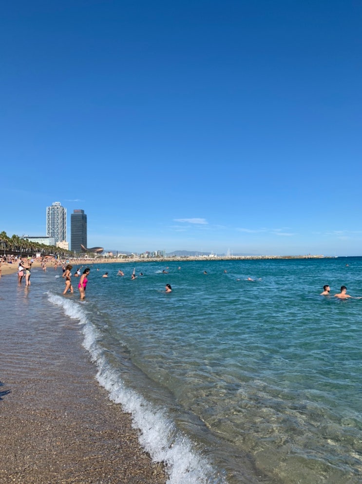 [바르셀로나여행] 바르셀로네타 해변에서 태닝하며 현지인 분위기 즐기기/바르셀로네타 꿀팁 : 네이버 블로그