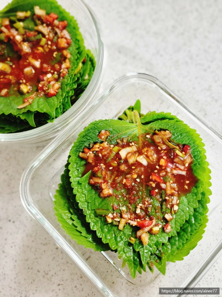 이보은 깻잎김치 만드는 법 깻잎생김치 레시피 밑반찬 깻잎요리 깻잎 양념장 활용 만들어 바로 먹는 깻잎김치 네이버 블로그