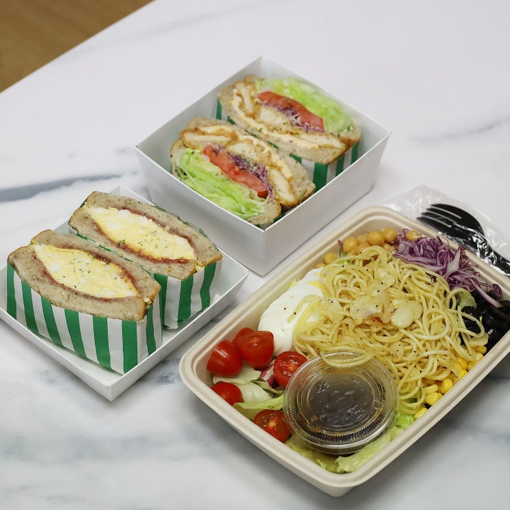 울산 샐러드 샌드위치 정기배송 맛집 남구 달동 러니샌드 포장 배달 네이버 블로그