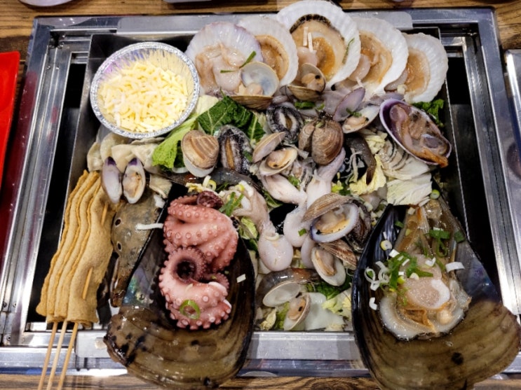일산 백석역 맛집 푸짐하고 신선한 조개찜이 있는 바다수퍼해물천하조개구이 백석점 네이버 블로그