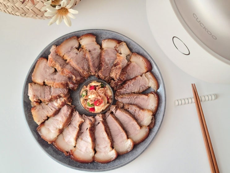 전기밥솥 수육 무수분 수육 돼지 앞다리살 수육 맛있게 삶는법 네이버 블로그
