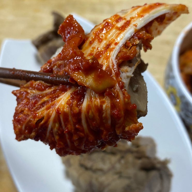 보쌈김치 역시 전라도 김치 더바른식탁 맛있어요 네이버 블로그