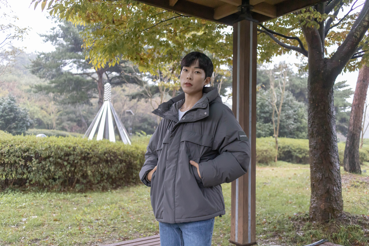 겨울 남성 패딩 캘빈클라인 진 워너비 박서준 스타일 추천 네이버 블로그