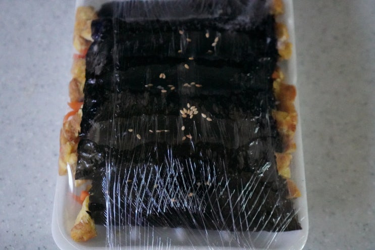 깔끔한 매력이 있는 김밥 햇살머믄꼬마김밥 서현점 포장후기 네이버 블로그
