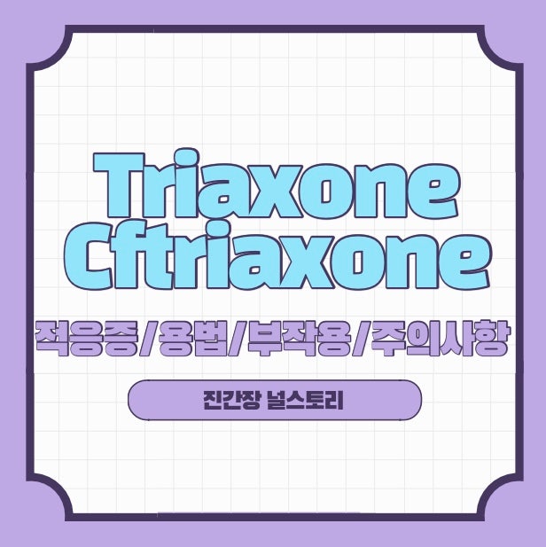 Triaxone 트리악손/ Ceftriaxone 세프트리악손적응증 용법 부작용 주의사항 : 네이버 블로그