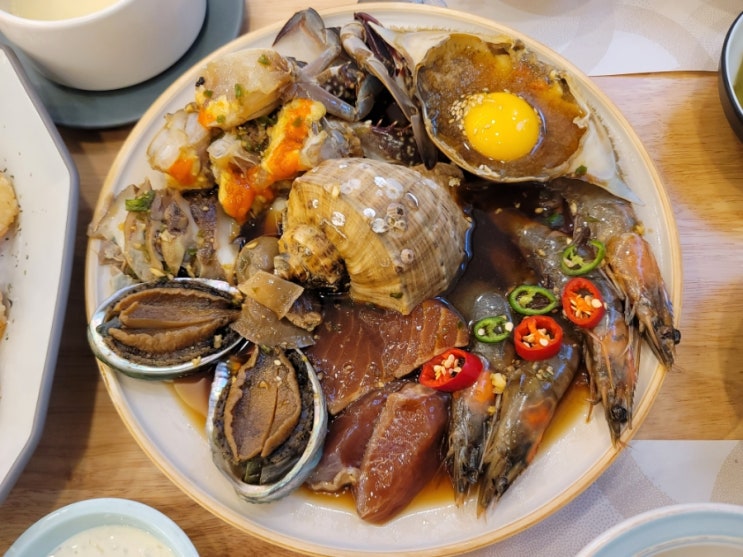 영종도 을왕리 맛집 주차가능한 분위기 좋은 모듬해물장 맛집 지금식당 네이버 블로그
