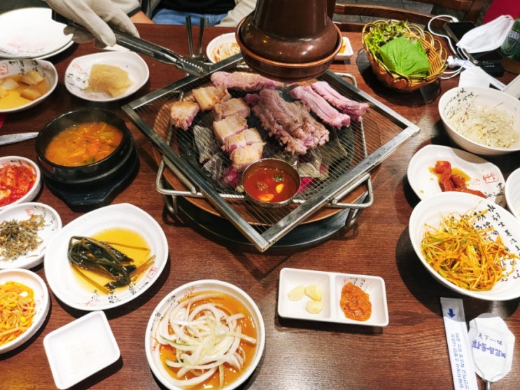 분당 율동공원 맛집 화동생갈비 성남 돼지고기 삼겹살 맛집 회식 추천 네이버 블로그