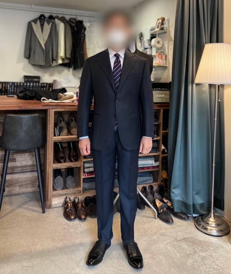 [서대문구 맞춤정장] 제일모직 템테이션 다크네이비 홉색 비스포크 그린라인 수트 후기 : 네이버 블로그