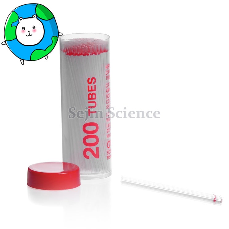 Kimble Chase Capillary Tubes Heparinized HCH-41B2501 모세관 튜브 헤마토크리트 ...