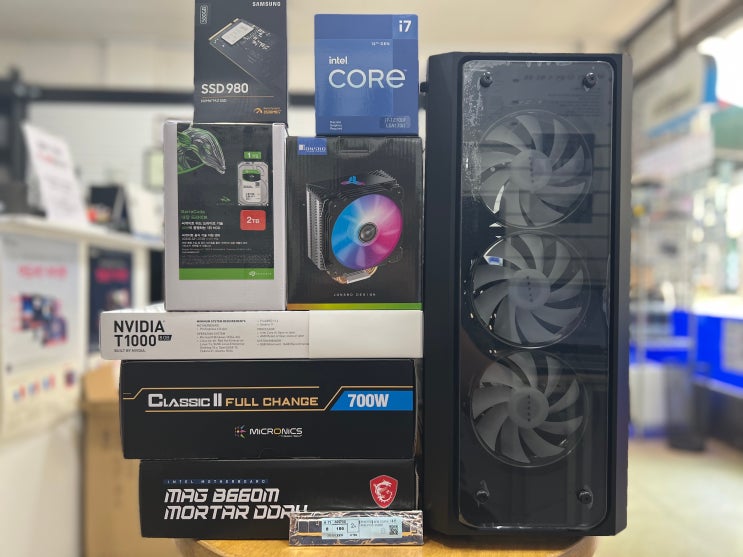 고사양 마스터캠 랜더링 용 i7-12700F + NVIDIA T1000 QUADRO 사양의 조립 컴퓨터 : 네이버 블로그