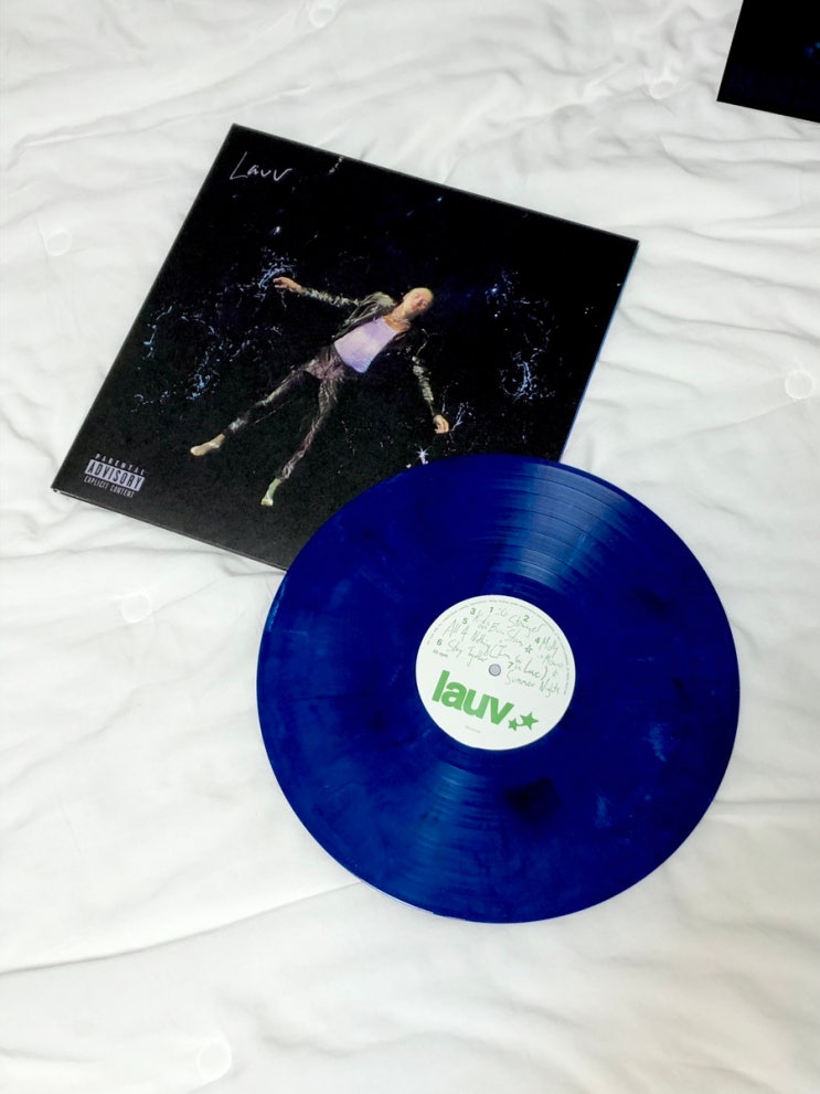 All 4 Nothing - Lauv (Ocean Blue Vinyl Target exclusive with a bonus ...