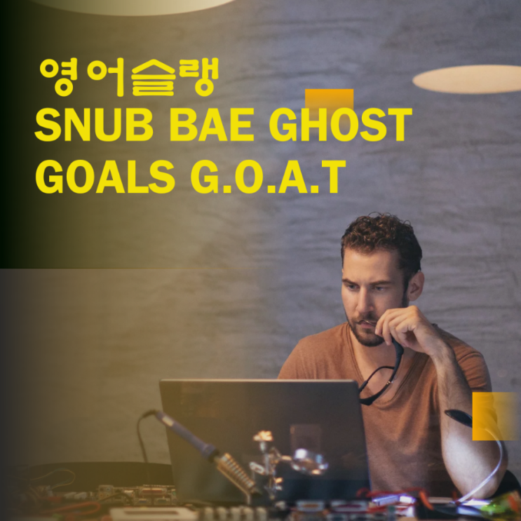 영어줄임말 리얼 영어슬랭 SNUB BAE GHOST GOALS G.O.A.T : 네이버 블로그
