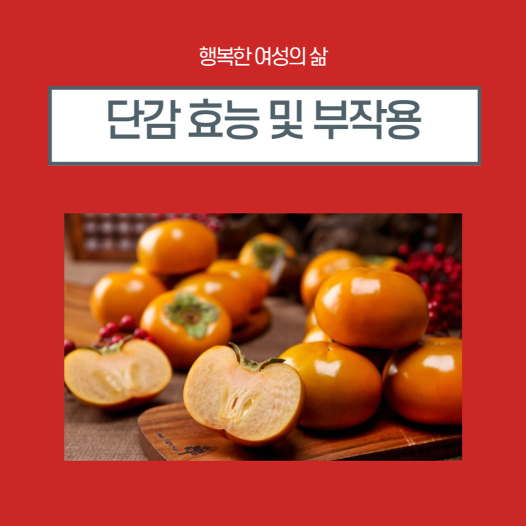 단감 효능 및 부작용 고르는법 보관방법 네이버 블로그