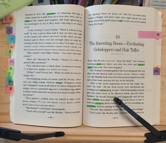 원서읽기 [찰리와초콜릿공장] #19 The Inventing Room-Everlasting Gobstoopers and Hair ...