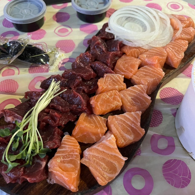 충무로맛집 충무로술집 육사시미와 연어 육반연반 충무로 광안리본점 네이버 블로그