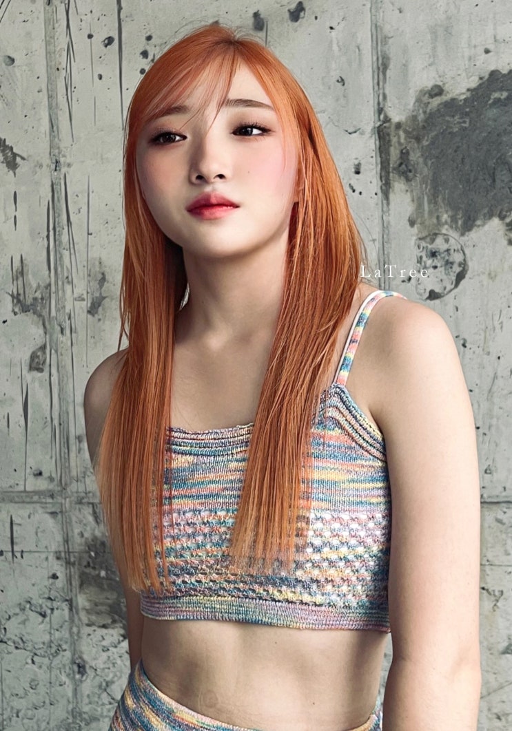 2022여자헤어스타일 가을맞이 오렌지 염색 어떠신가요 네이버 블로그