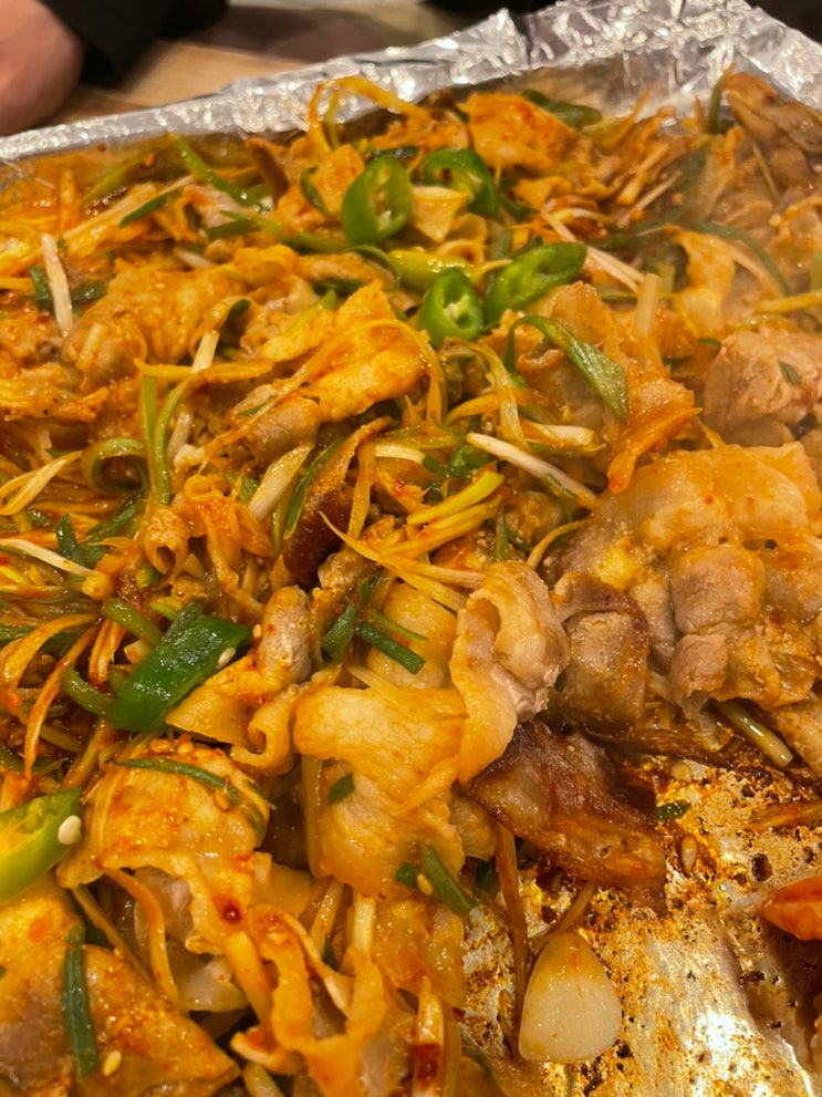 정들식당 충북혁신도시 돈삼겹파불고기 내돈내산 솔직후기 네이버 블로그