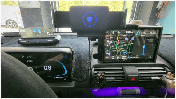 수원 루마버텍스 우만점 캐스퍼 현대 폰터스 V200 PLUS HUD + 순정 네비게이션 연동 모듈 : 네이버 블로그