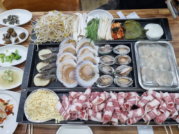 대천 해수욕장 맛집 해마루횟집 조개구이 해물삼합내돈내산 솔직후기 네이버 블로그