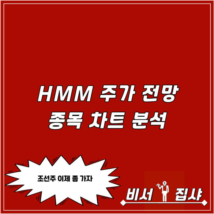 HMM 주가 전망 및 종목 차트 분석 : 네이버 블로그