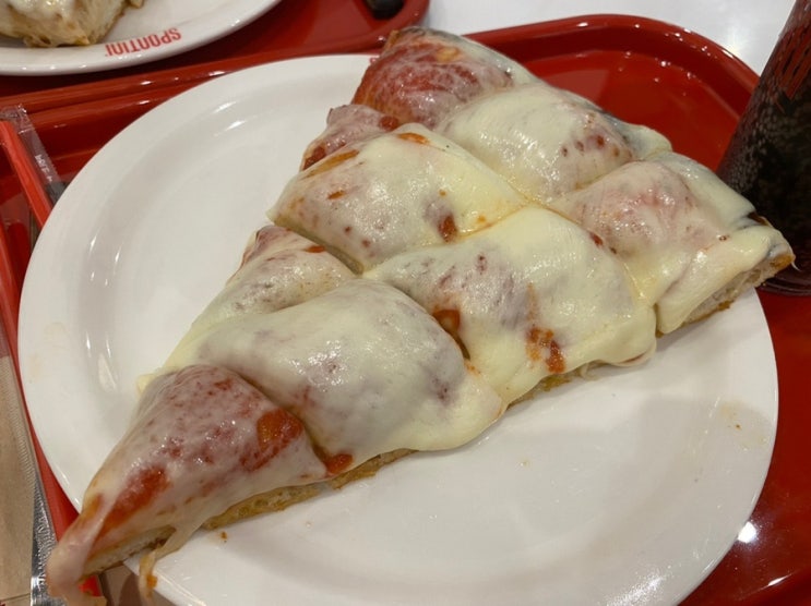 롯데몰 수원점 피자맛집 든든하게 혼밥 가능한 스폰티니 네이버 블로그