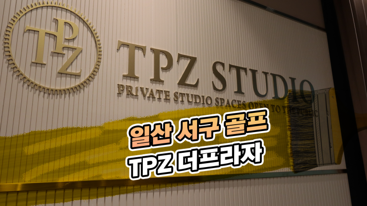 일산서구 실내골프연습장 더프라자 골프 TPZ 스튜디오 : 네이버 블로그