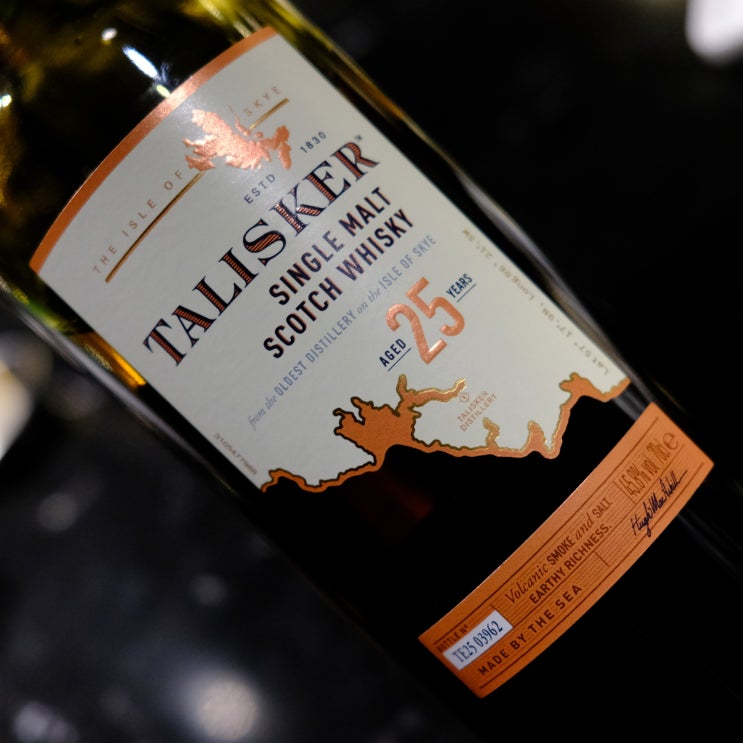 탈리스커 25년 '신형'(Talisker Aged 25 Years - 20's New Label) in. VIER : 네이버 블로그
