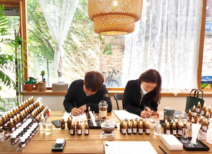 수업후기 조향 향수 커플 원데이클래스 동탄수원오산분당세교판교죽전용인광교 미엔느 퍼퓸 공방 네이버 블로그