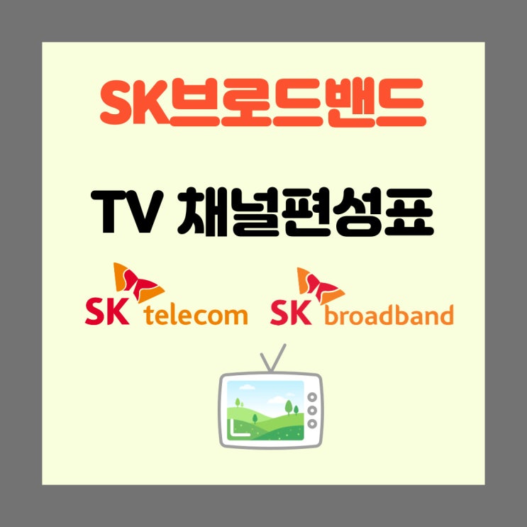 SK브로드밴드 BTV 2022년 IPTV 채널편성표 : 네이버 블로그